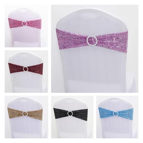 Buy 10Pcs Decorative Bright-colored Chic Glossy Elastic Bow-shaped ...