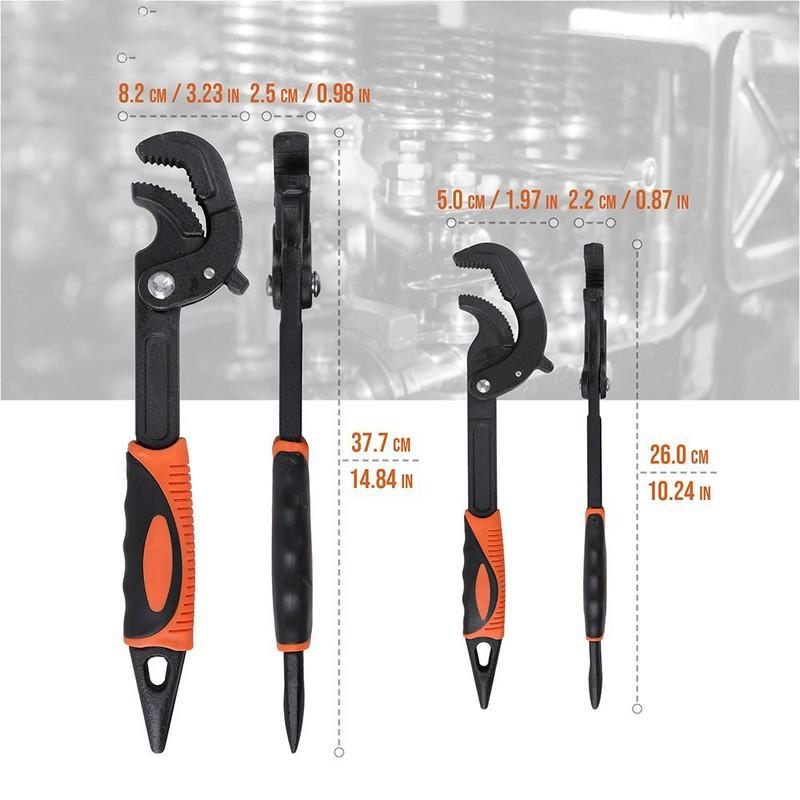 Cheap Hi-Spec 14-60mm Ratchet Adjustable Wrench Universal Torque Wrench ...