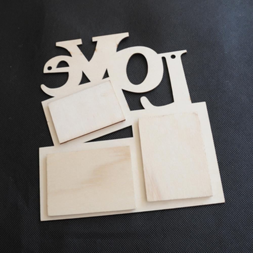 Buy Hollow New Photo White Frame Home Art DIY Picture Decor at ...