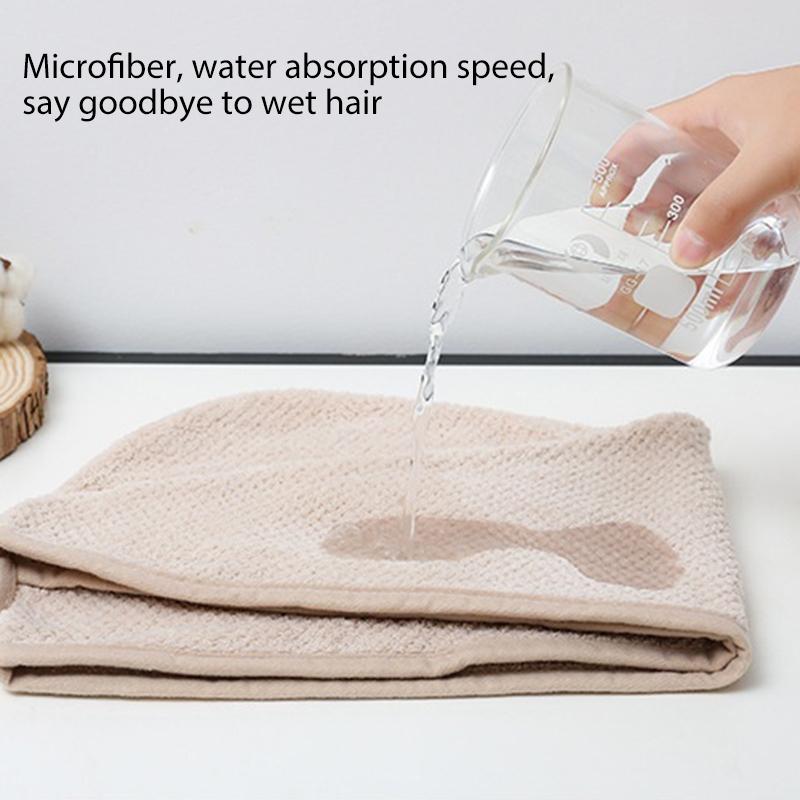 Cheap Microfiber Hair Towel Absorbs Water And Thickens The Shower Cap ...