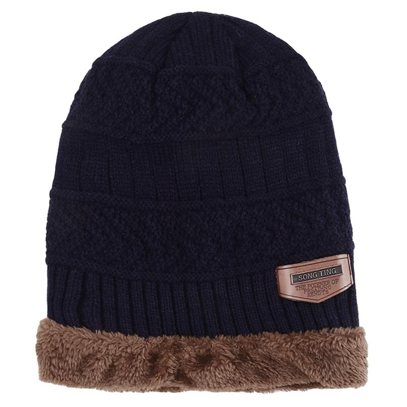 Men European Style Fashion Outdoor Warm Hip Hop Caps Winter Knitted ...