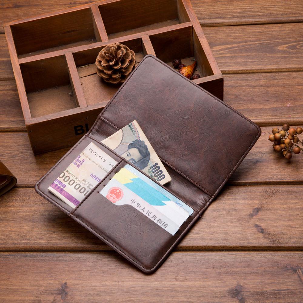 Buy 1 PC Vintage Men Synthetic Leather Wallet Pocket Credit Card Clutch ...