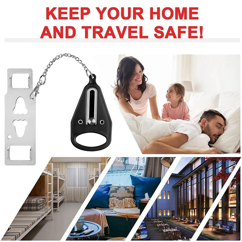 Portable Door Locks Hotel Door Lock for Travel Door Lock Security ...