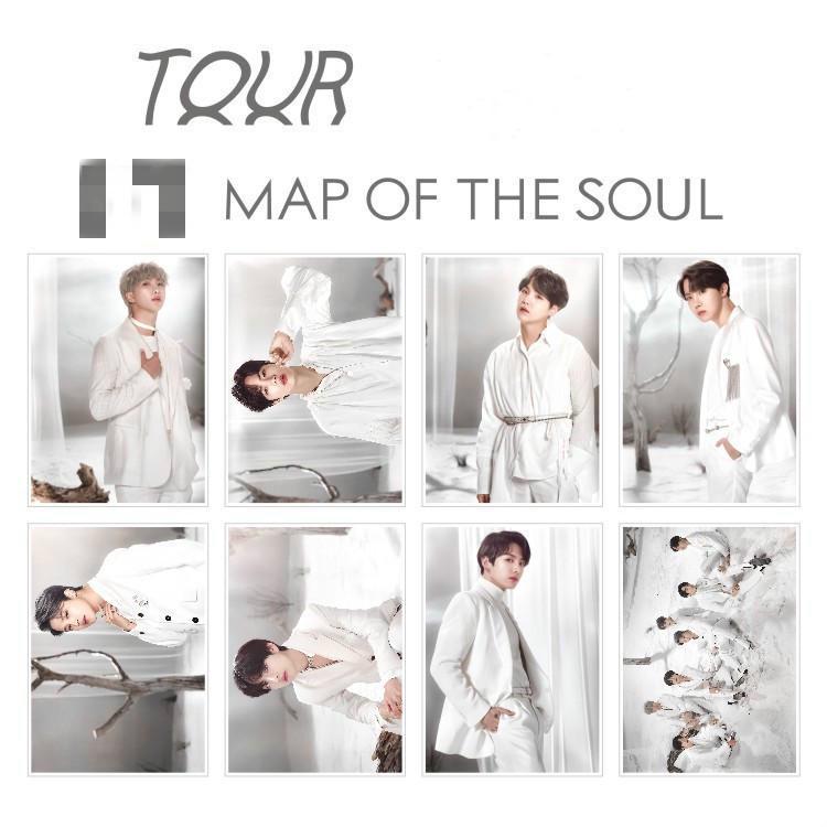 Buy Map of The Soul Tour Poster Pictorial Wall Painting with Adhesive ...