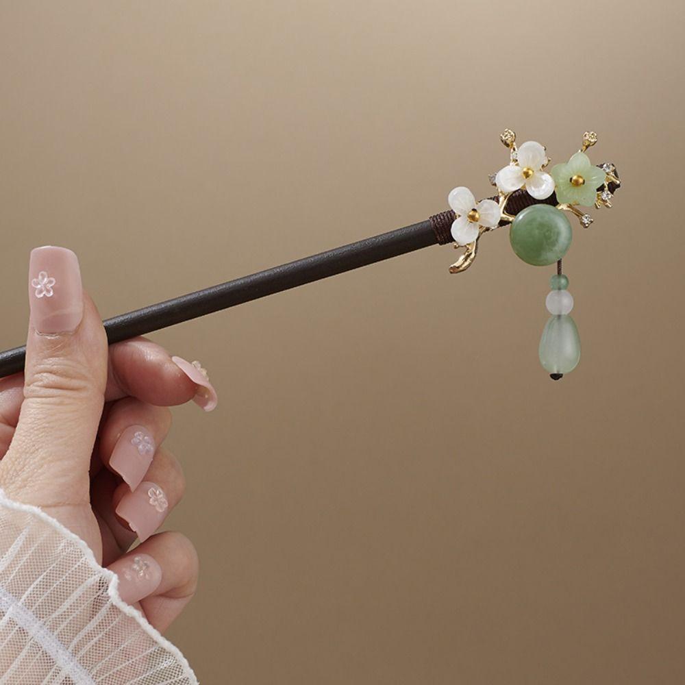 Cheap Flowers Tassel Hair Sticks Handmade Hair Styling Tools Fashion ...