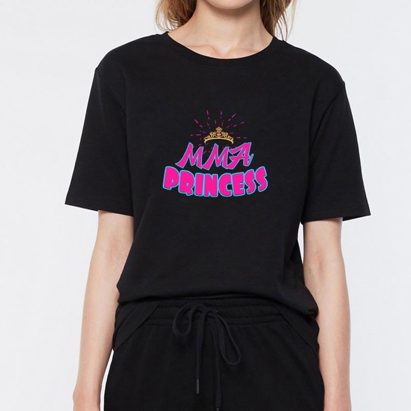 Buy Mma Princess Fight Mixed Martial Arts Training Print Women Black ...