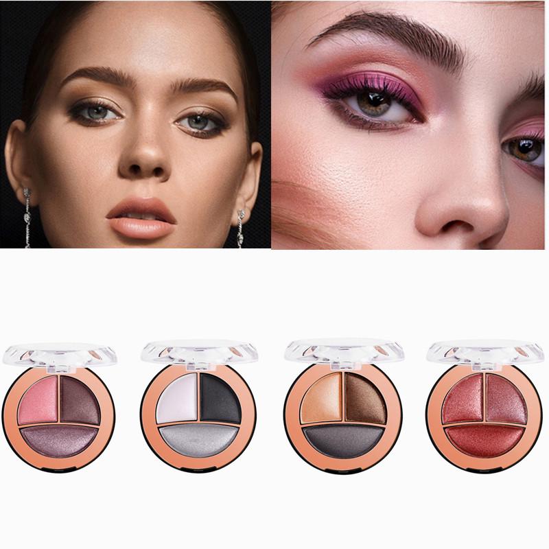 3 Colors High Pearl Light Baking Powder Eye Shadow uygun fiyatlı satın ...