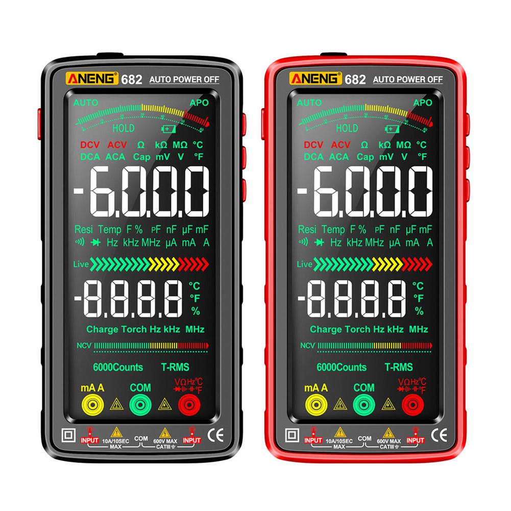 Cheap ANENG 682 Smart Multimeter Big Color Screen Ammeter Rechargeable ...
