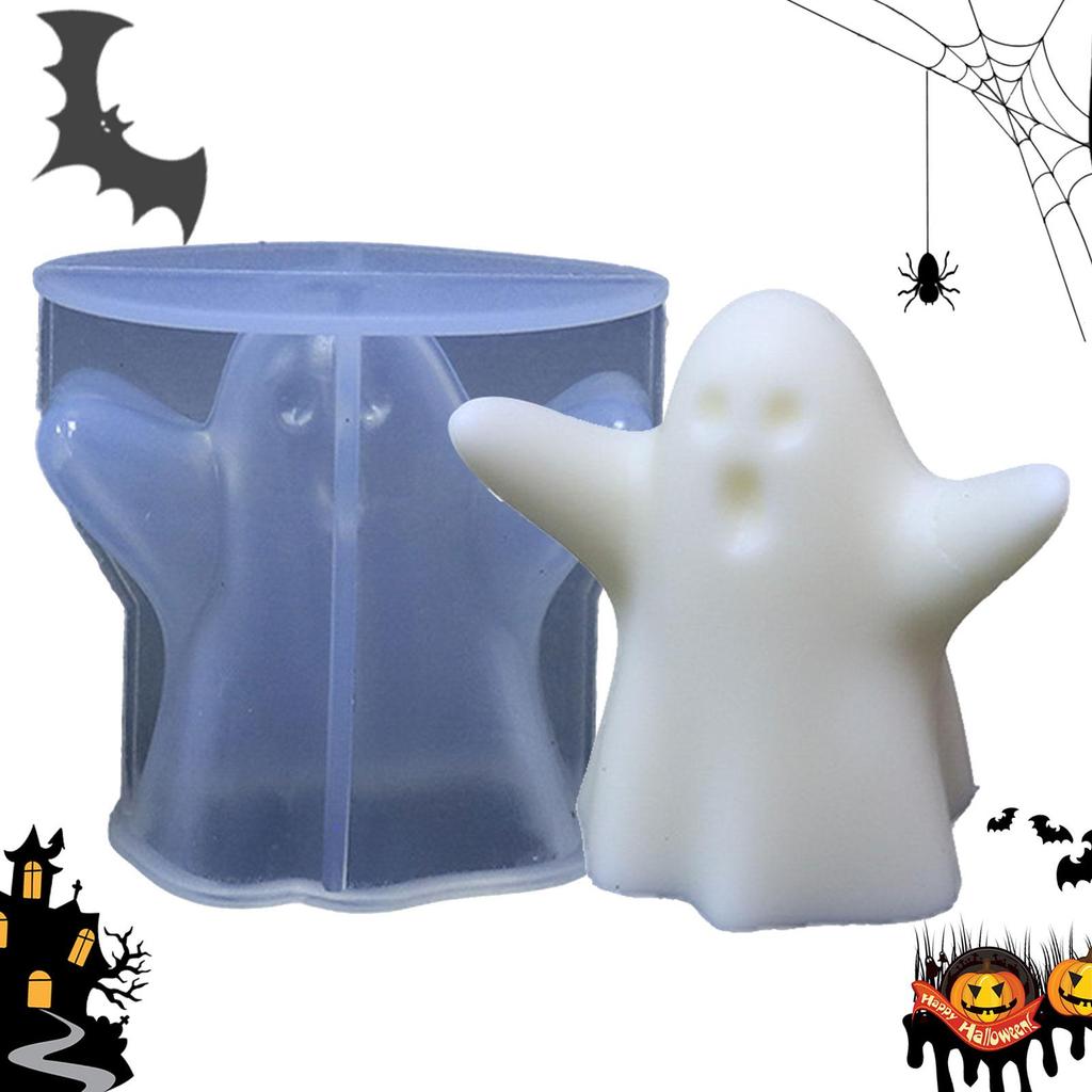 💰Kjøp 3D Ghost Silicone Mold | Halloween Ghost Silicone Molds for ...