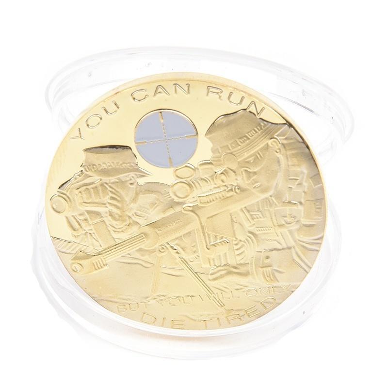 Buy Sniper Coins Army Plating Commemorative Coins America Military ...