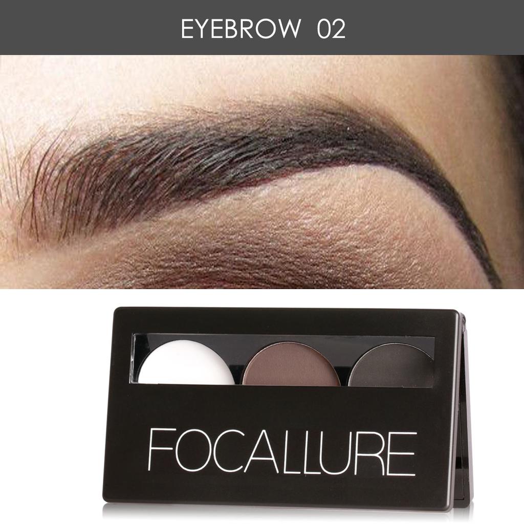 Buy FOCALLURE Waterproof Eye Shadow Eyebrow Powder Make Up Palette ...