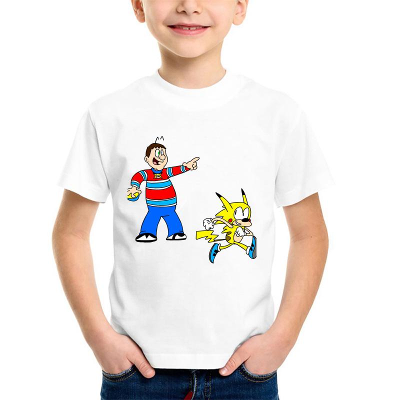 Buy Children Cartoon Chris Chan and Sonichu Funny Game T Shirt Kids ...