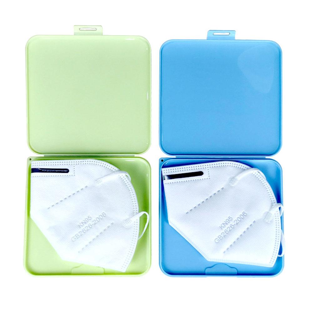 Buy Antibacterial Portable Mask Storage Box Plastic Storage Mask ...