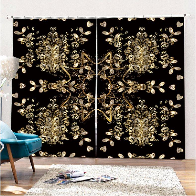 Buy Beautiful Texture Pattern 170X200CM Window Curtain for Home Bedroom ...