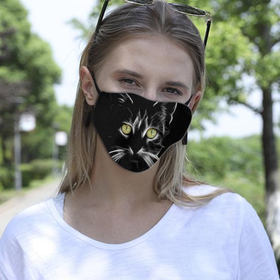 Buy Double Layer Cloth Breathable Face Cover Lovely Adult Cotton Dust ...