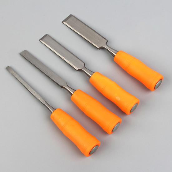 Hard 4Pcs 6/12/18/24mm Chisel Set Impact-resistant Ergonomic Handle ...