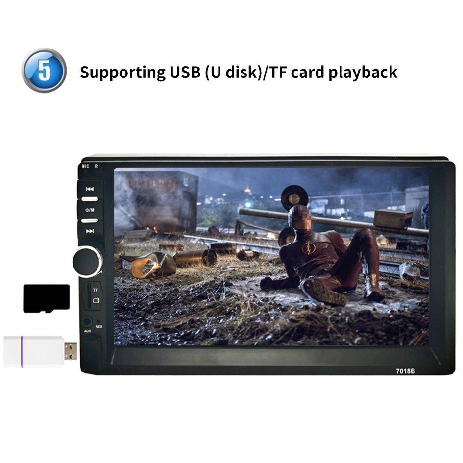 Buy 2 Din MP5 Player 7 Inch LCD Touch Screen Auto FM Radio Video Player ...