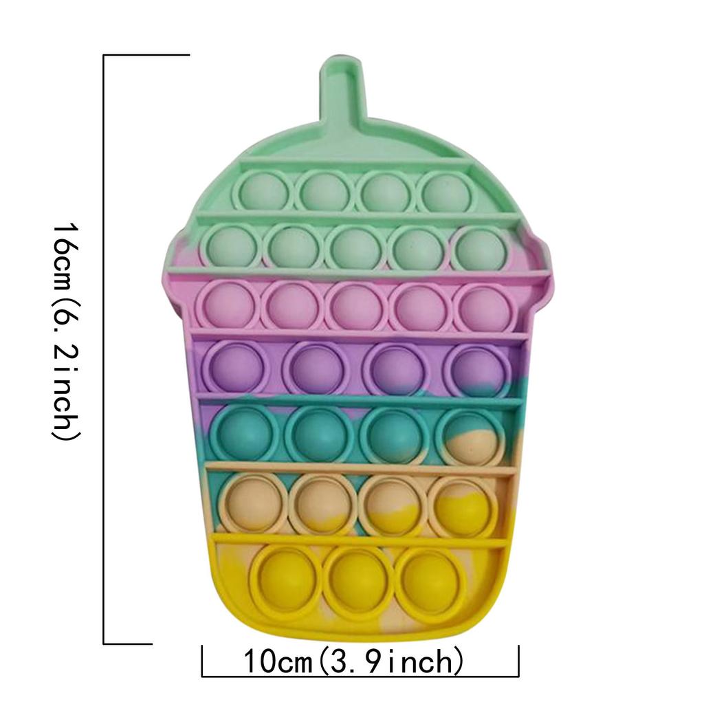 Cup-shaped Bubble Gadget Sensory Toy, Children's Silicone Decompression ...