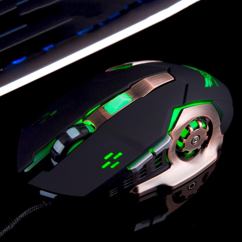 Buy ZERODATE G11 Wired 6 Buttons 3200DPI RGB Backlight Gaming Optical ...