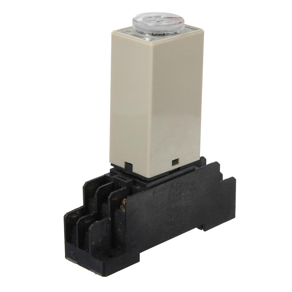 AC 220V H3Y-2 Power On Time Delay Relay Solid-State Timer 1.0~30Min ...