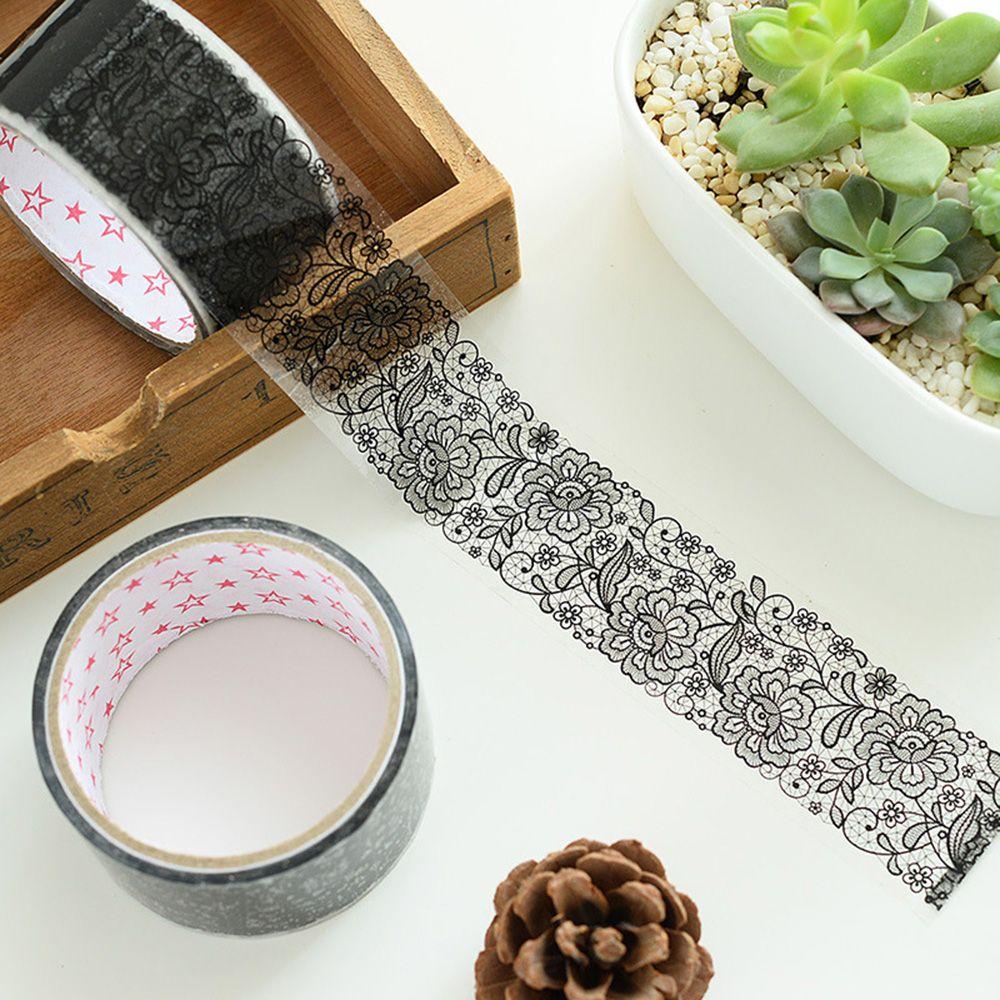 Gift Lace DIY Scrapbook Adhesive Packing Carton Sealing Decor Tape ...