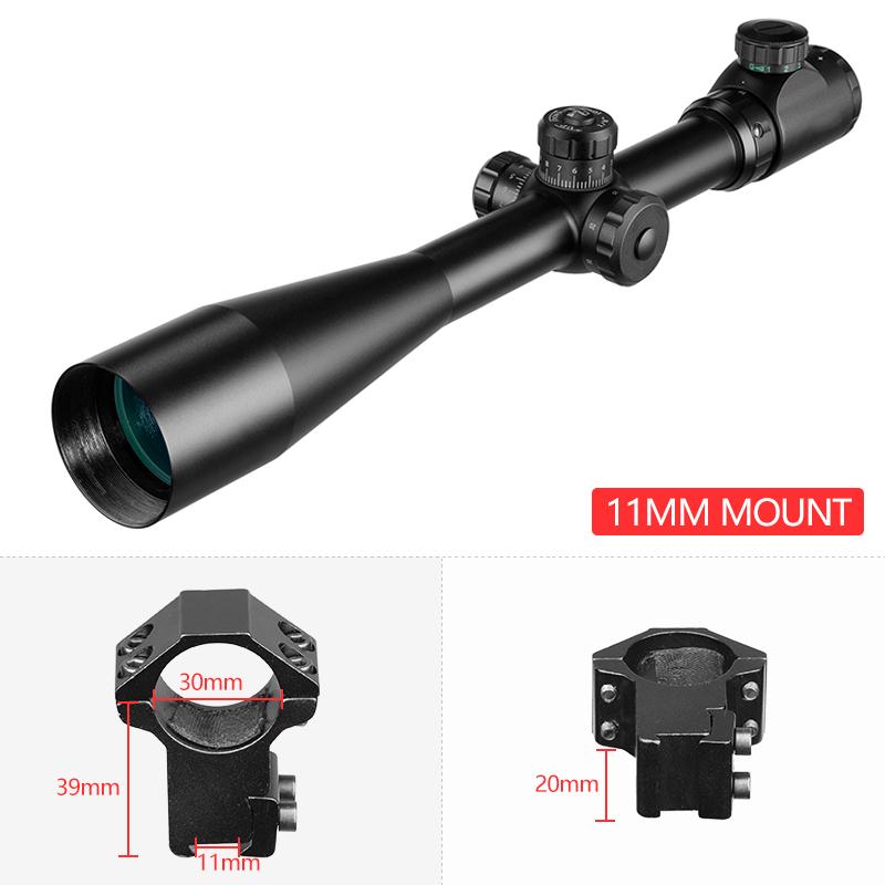 Cheap 10-40X50 Tactical Optical Sniper Riflescope Long Eye Relief Rifle ...