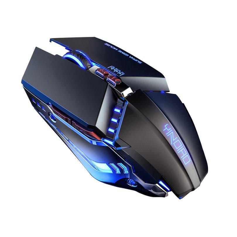 Buy Rose Ultra Quiet Gaming Mouse Silent USB Wired Mouse LED Backlit 3200DPI Optical Ergonomic ...