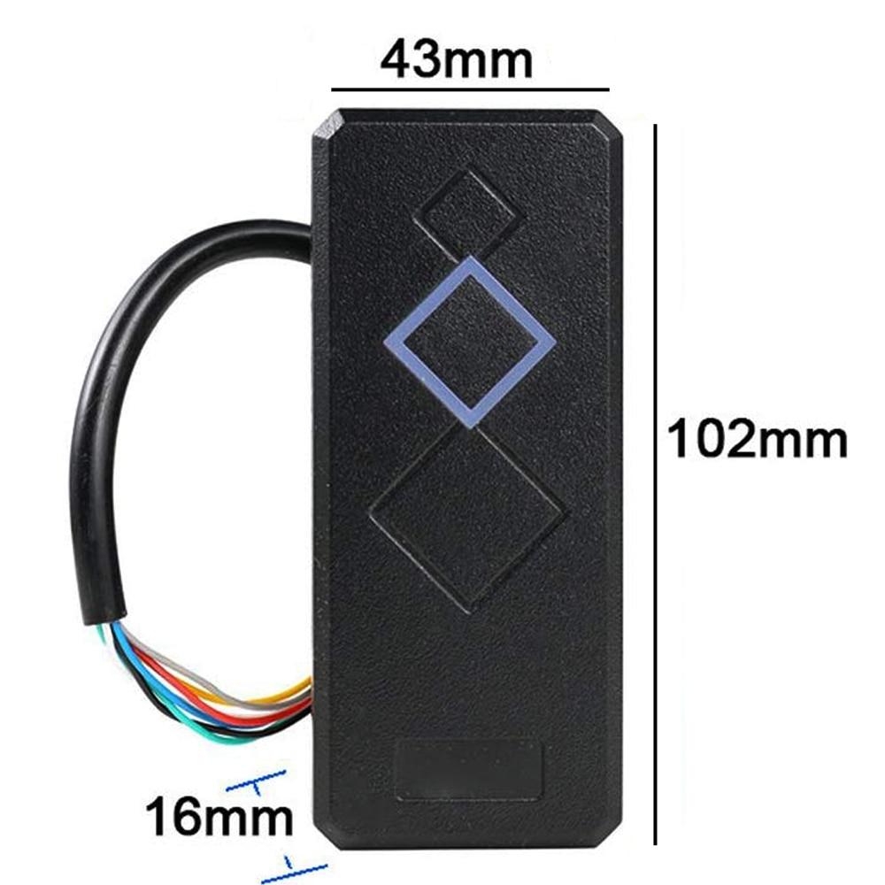 Buy Waterproof 125khz Card Reader Wiegand 26 34 Card Reader LED ...