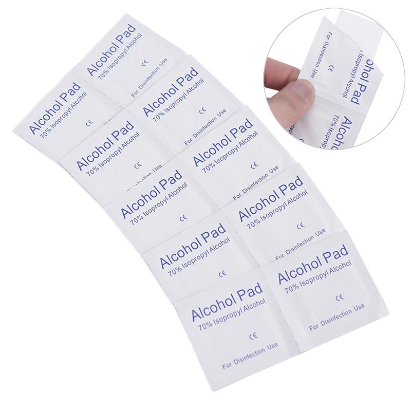 10Pcs Outdoor Survival Kit Disposable Medical Alcohol Pad Sealed ...