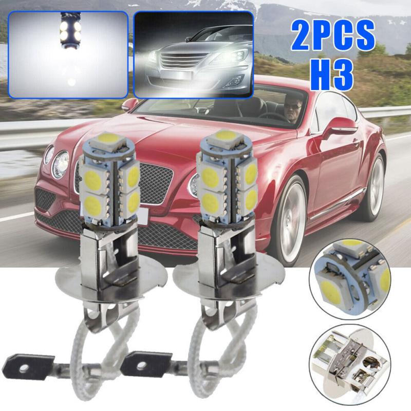 Buy 2pcs H3 Led Car Light Bulb Fog Drl Driving Lamp Flashlight Torches ...