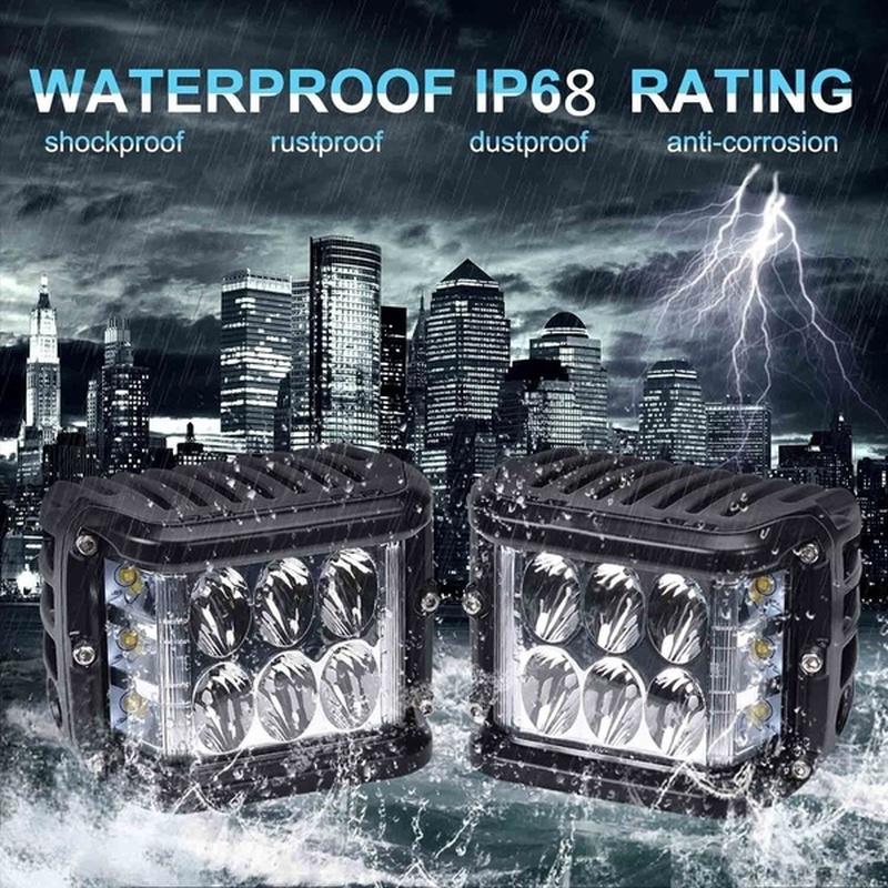 Buy 60W 3 Side Led Cube Led Light Driving Light for SUV Off Road Truck ...