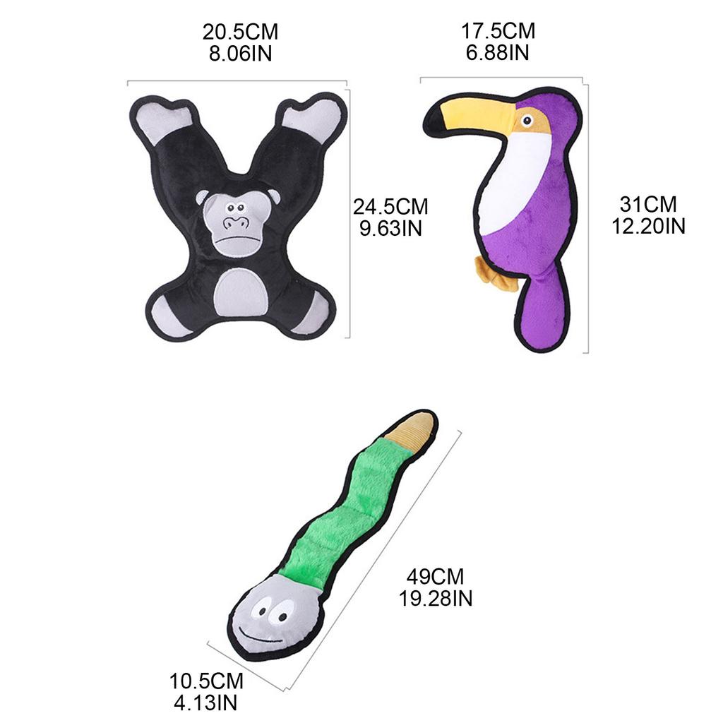Kaufe Dog Squeak Toy Cute Stuffed Chew Toy for Puppies Teething Soft ...