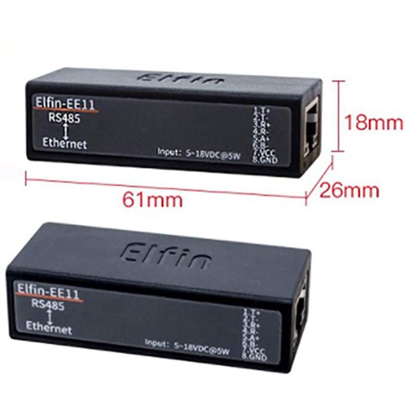 Buy Rs485 Serial Server Port To Ethernet Module Support Elfin-Ee11 Tcp/Ip Telnet Modbus Tcp ...