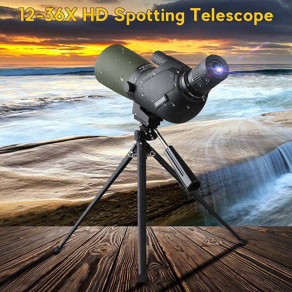 Buy 12-36X50 BAK4 HD Monocular Optic Zoom Len Eyepiece Telescope for ...
