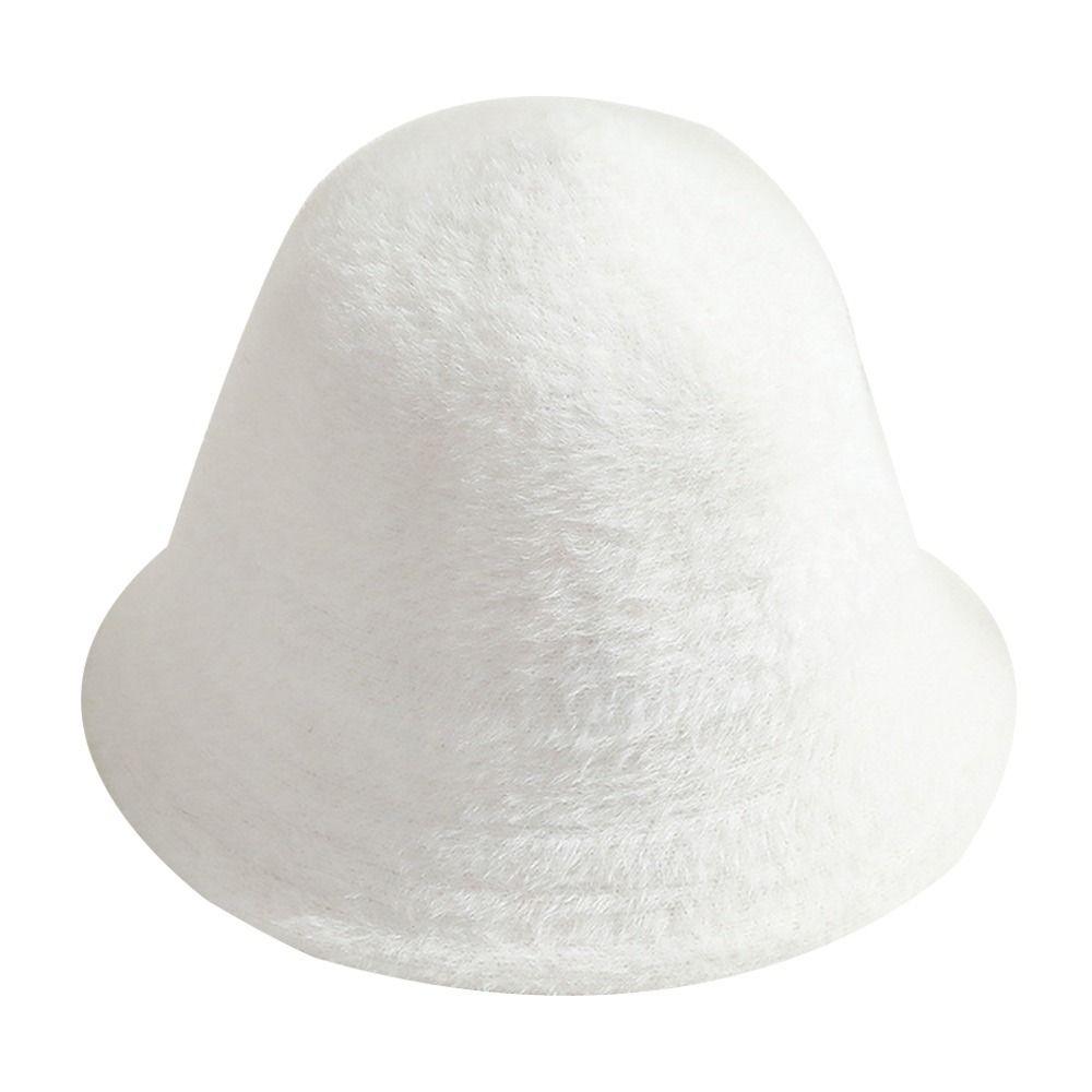 Satın alın Outdoor Soft Casual Faux Fur Fisherman Cap Panama Hat Sun ...