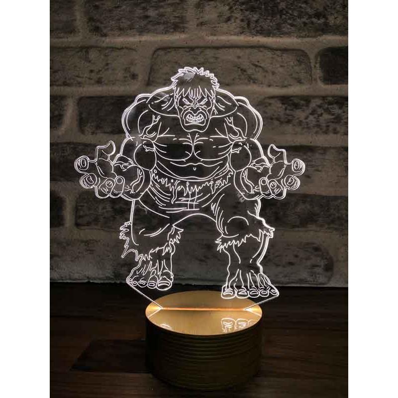 3D Hulk Illusion Lamp uygun fiyatlı satın alın - fiyat, ücretsiz ...