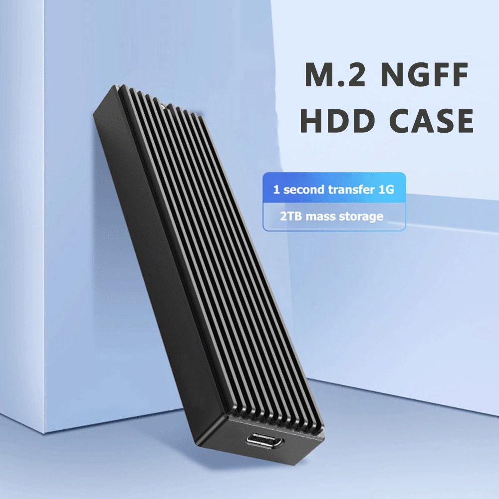 M.2 NGFF Enclosure Type C For LAPTOP PC Hard Drive Enclosure HDD ...