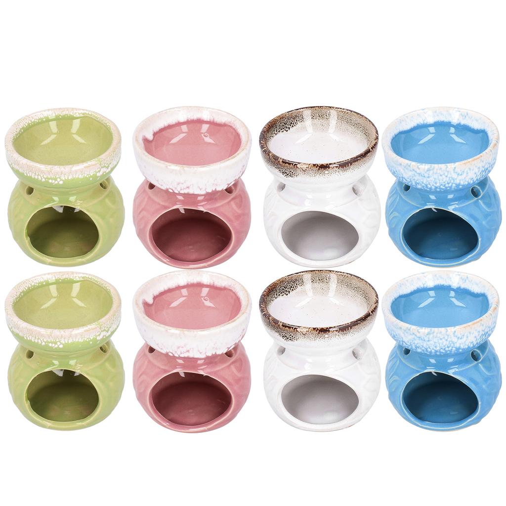 Buy 2pcs Essential Oil Burner Ceramic Incense Burner Decorative ...