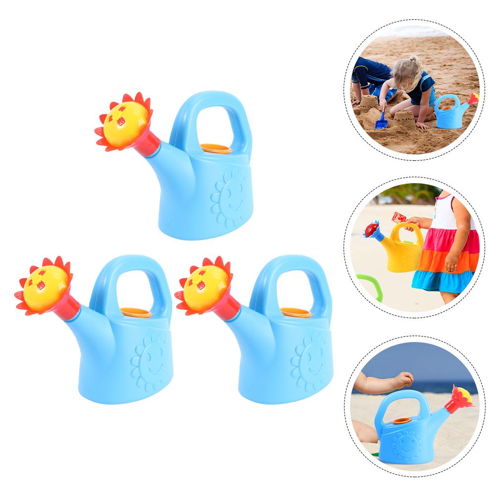 Buy 3pcs Children Beach Toys Watering Cans Cartoon Lovely Beach Sand ...