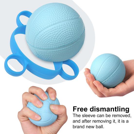 Cheap Massage Hand Grip Ball Unisex Durable Five Finger Strength Circle ...