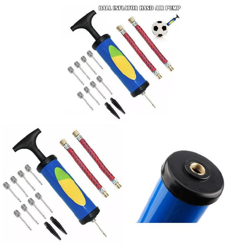 Ball Football for Pump Hand Ball Basketball Sport Inflator Portable Air ...