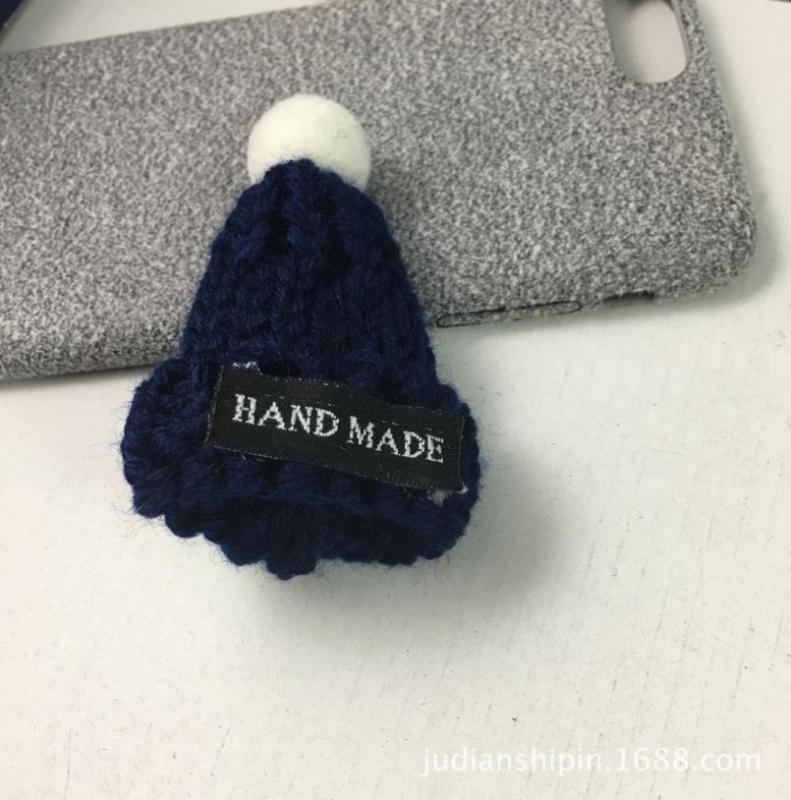 Buy DIY Cute Mobile Phone Accessories Knitted Wool Hat Mobile Phone ...