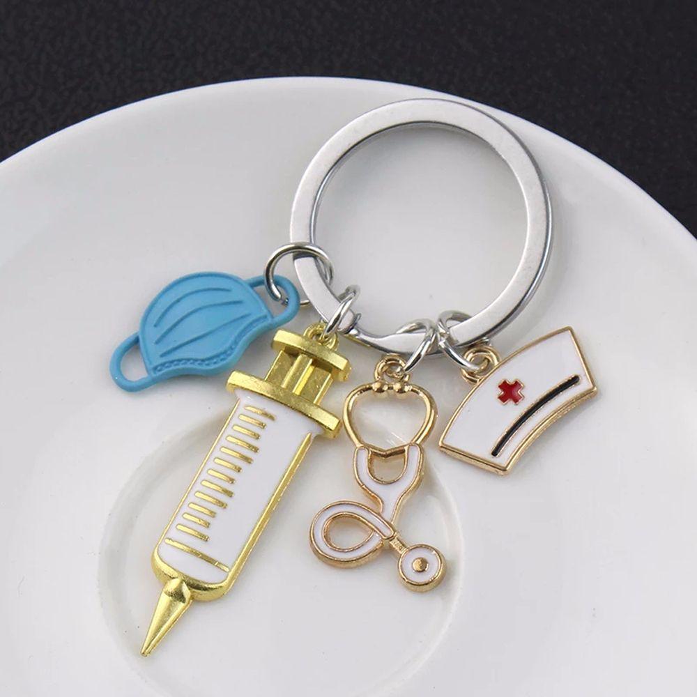 Buy Stethoscope Nurse Cap Bag Pendant Gift Injection Syringe Pendant ...