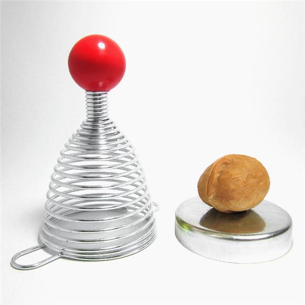 Buy Creative Metal Spring Nutcracker Open Walnut Artifact Stainless ...