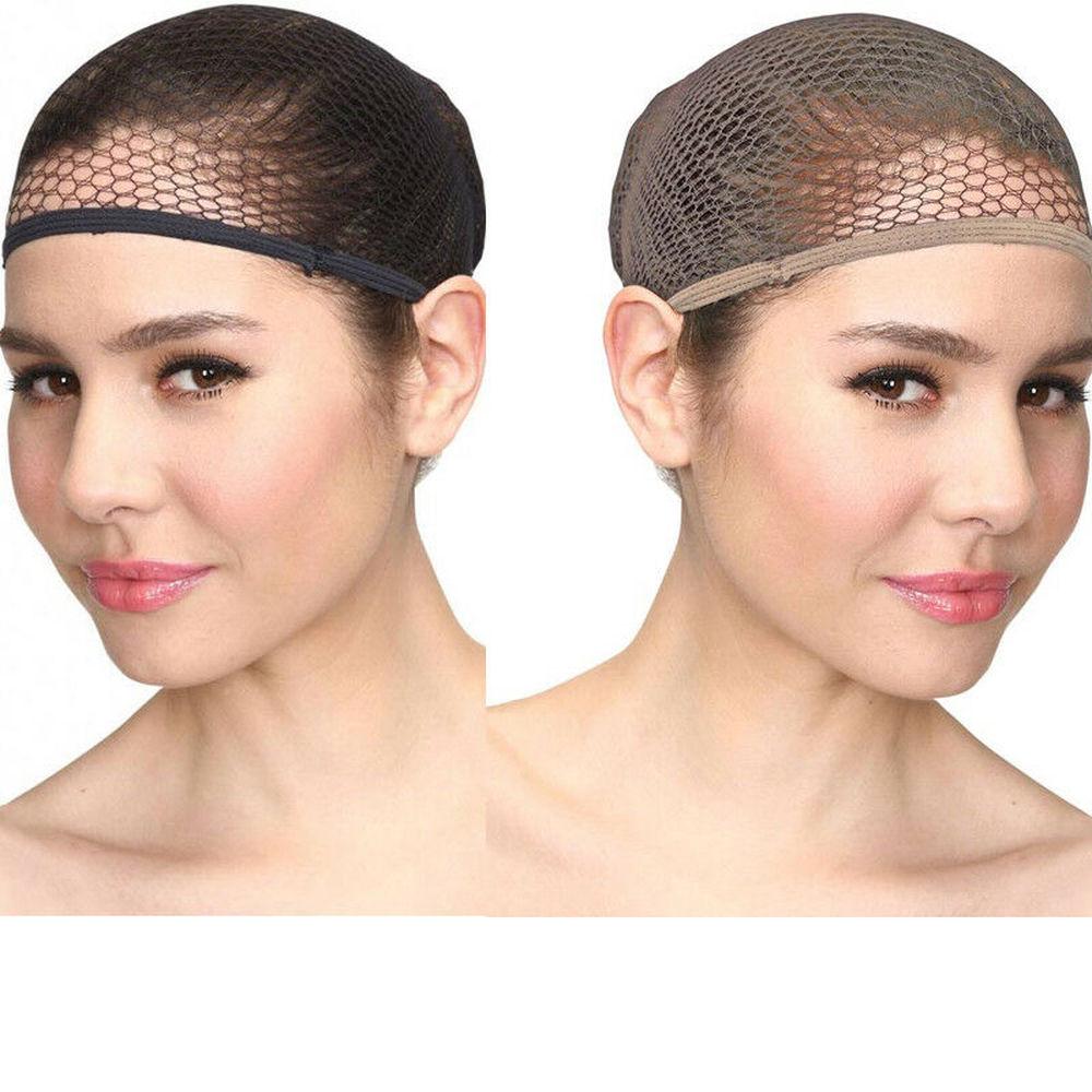 Buy Elastic Stretchable Fishnet Wig Cap Hair Net Snood Mesh Net Weaving ...