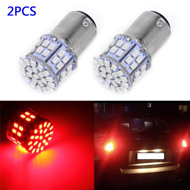 Buy 2X BAY15D SMD 1206 LED BRAKE STOP TAIL LED Car Tail Lights Reverse ...