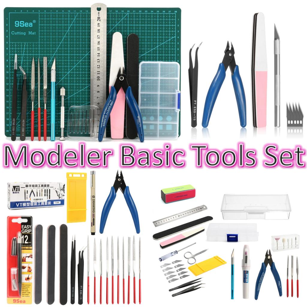 Buy DIY Modeler Basic Tools Set Craft Hobby Car Building Model Plier ...