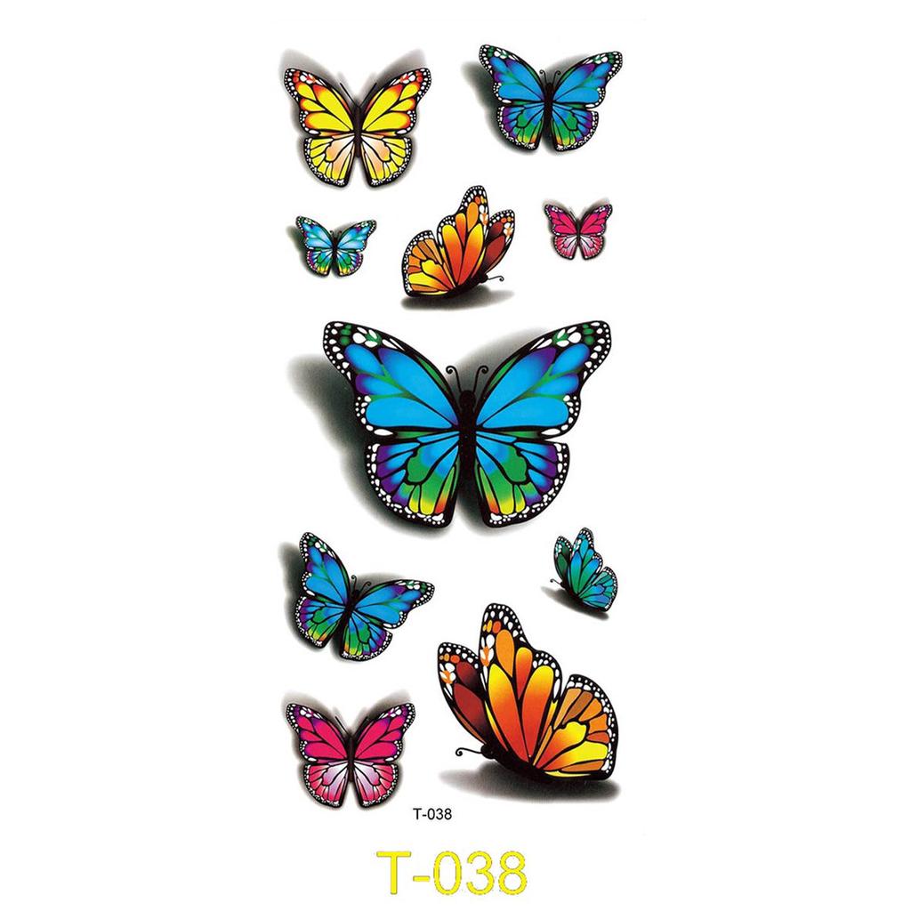 Buy WXS Girls Original Photo Flower Waterproof Tattoo Stickers Cover ...