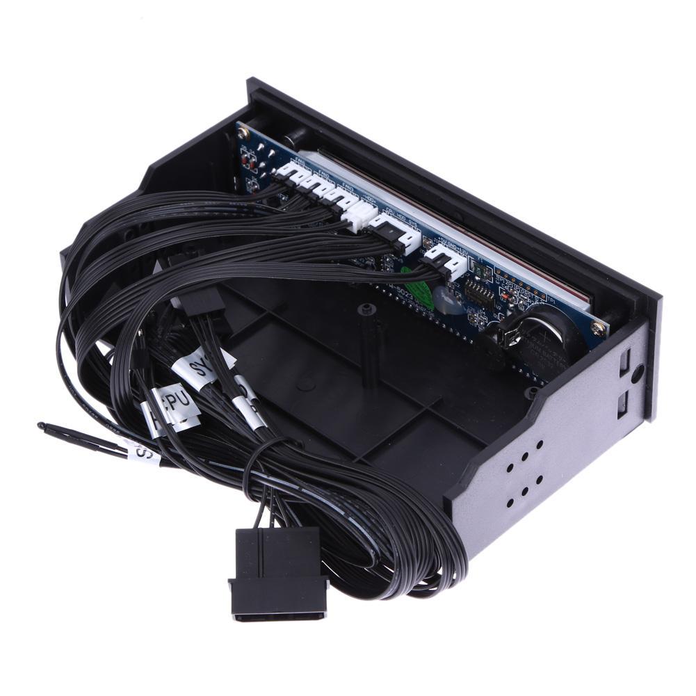 Buy 5.25in Bay Front LCD Panel 3 Fan Speed Controller CPU Temperature ...