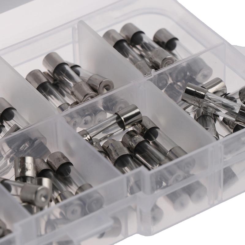 Buy 100Pcs/Box 5X20Mm Quick Blow Glass Tube Fuse Assorted Kits,Fast-Blow Glass Fuses at ...